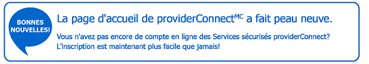 providerConnect - Accueil